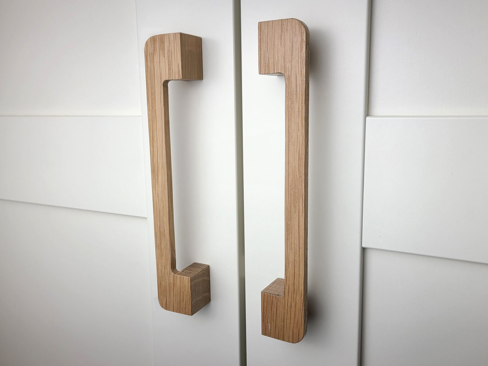 U-Turn Oak Drawer Pull, Wooden Wardrobe Handle – Kahoy Crafts