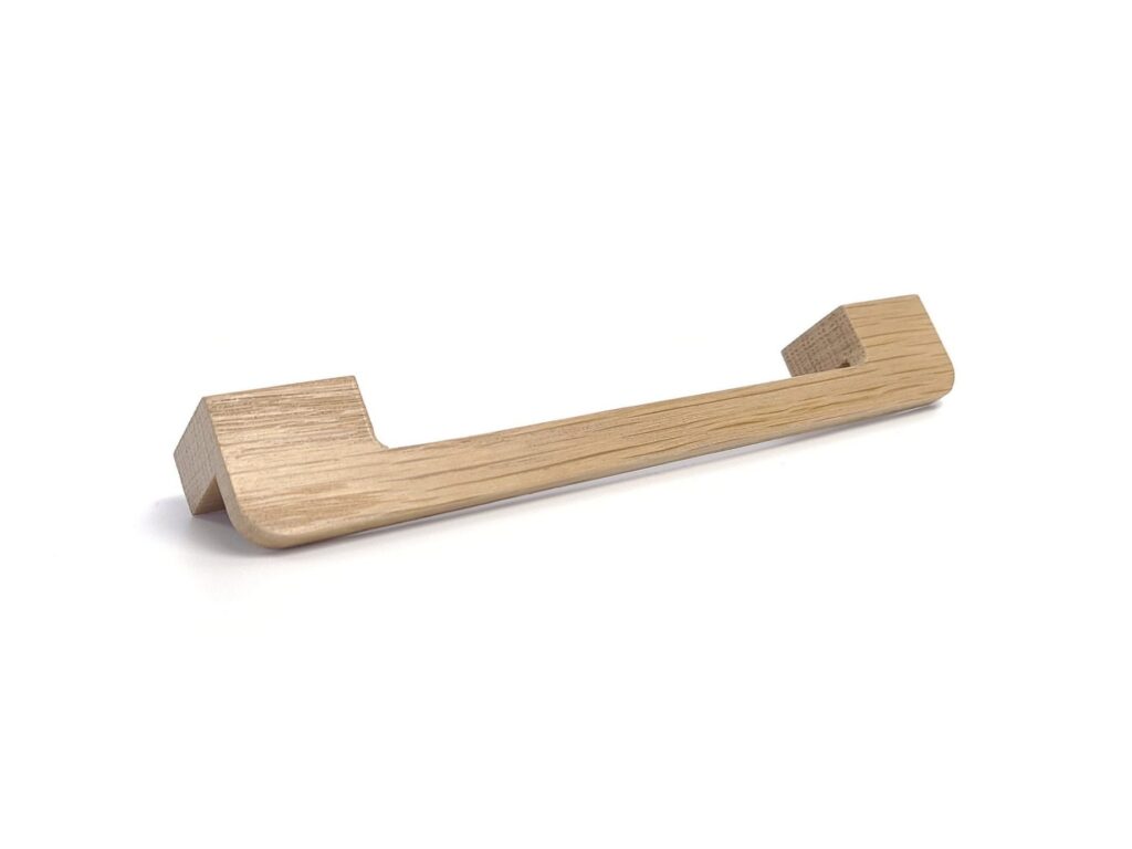 U-Turn Oak Drawer Pull, Wooden Wardrobe Handle – Kahoy Crafts