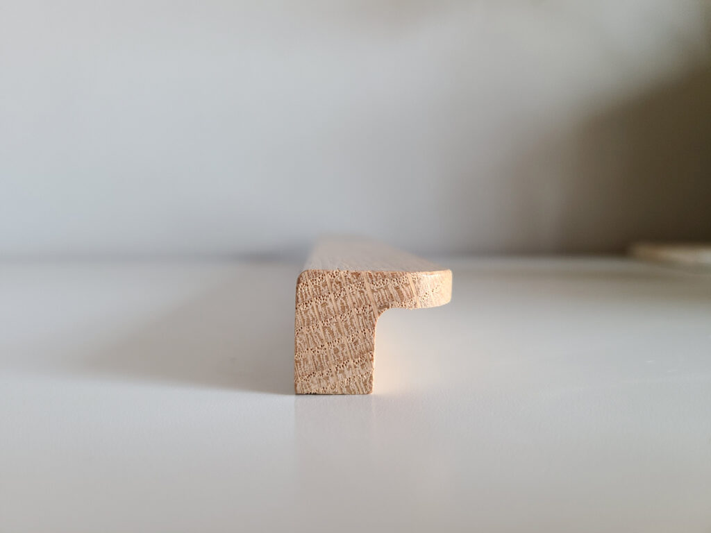 Oversized L-Shaped Oak Drawer Pull, Wooden Wardrobe Handle – Kahoy Crafts